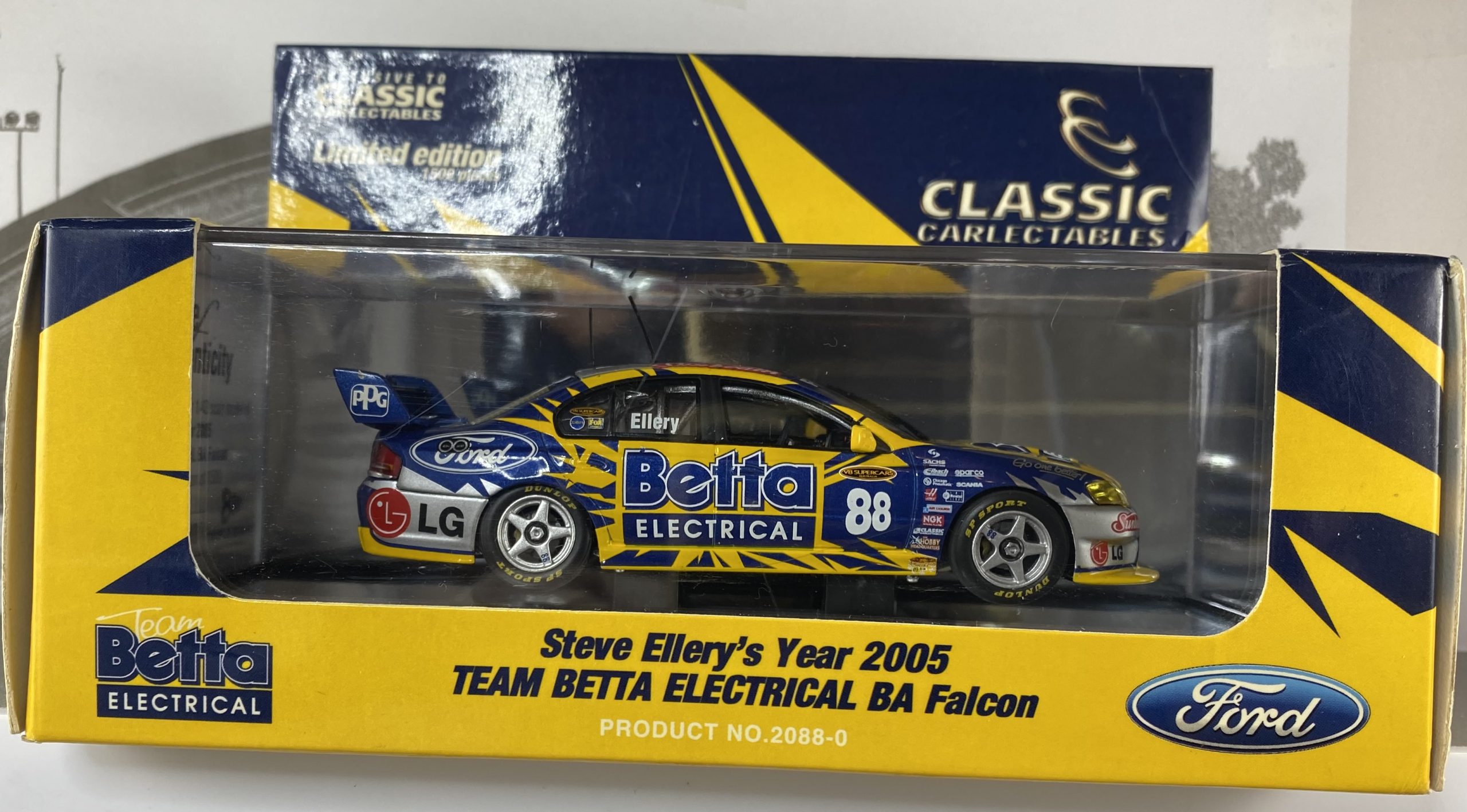 FORD FALCON BA 2005 V8 SUPERCAR Steve Ellery Better Electrical #88 ...